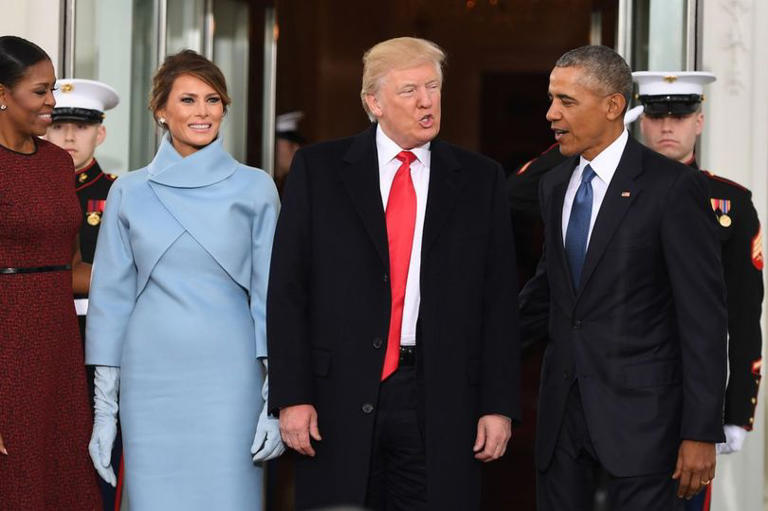 Melania Trump distracts with ginormous hat at Inauguration as fans ask ... Melania Trump distracts with ginormous hat at Inauguration as fans ask ...