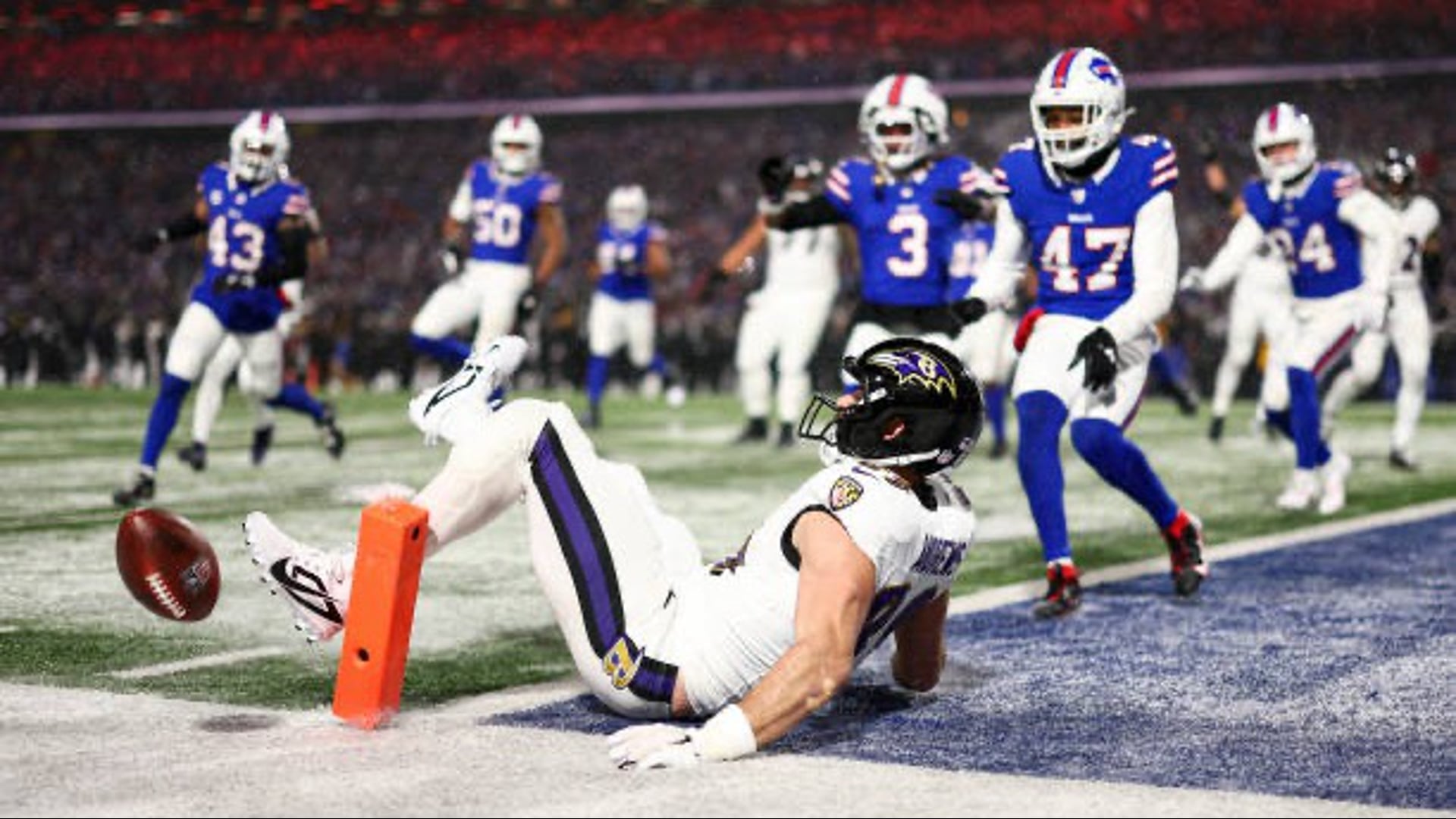 Andrews’ Dropped Catch Stumps Ravens Comeback Effort
