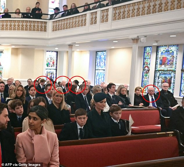 Tech titans and media moguls get pride of place at inauguration