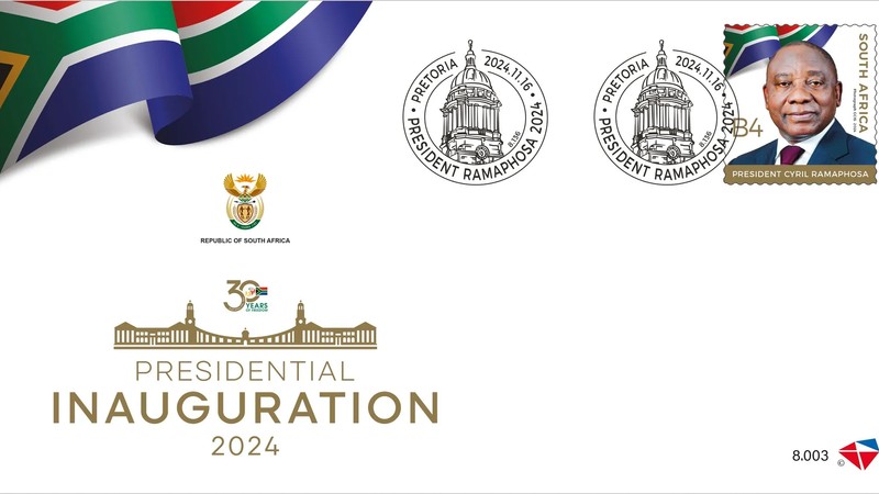 South African Post Office celebrates President Ramaphosa's inauguration ...