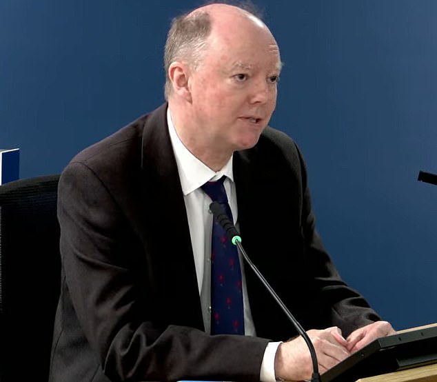 Data-sharing in NHS has 'slipped back' since Covid, says Chris Whitty