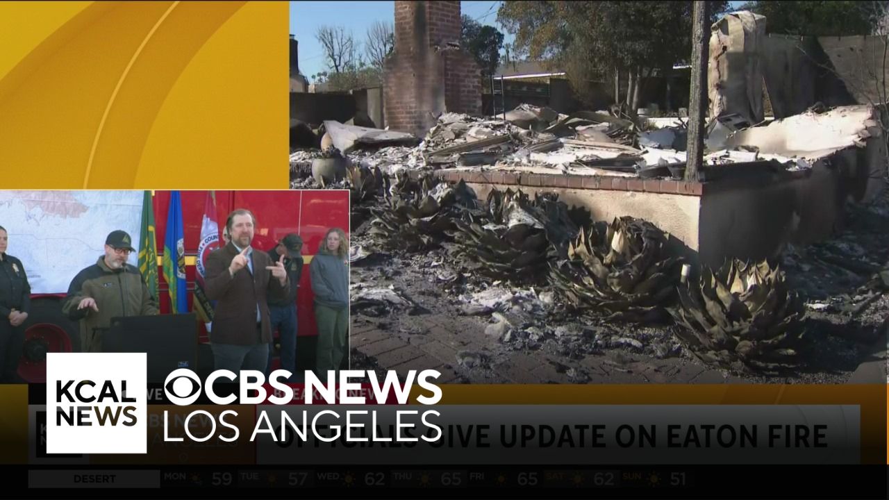 Officials provide Eaton Fire updates, with a look at the Particularly ...