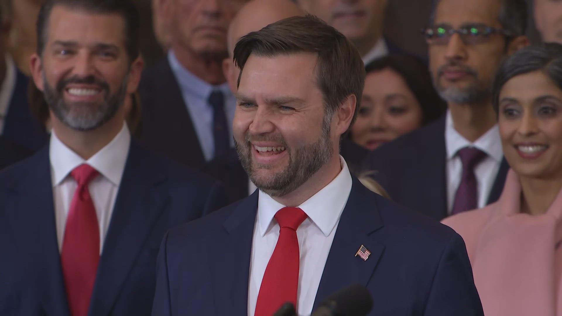 WATCH: JD Vance escorted into Capitol rotunda for inauguration as VP ...