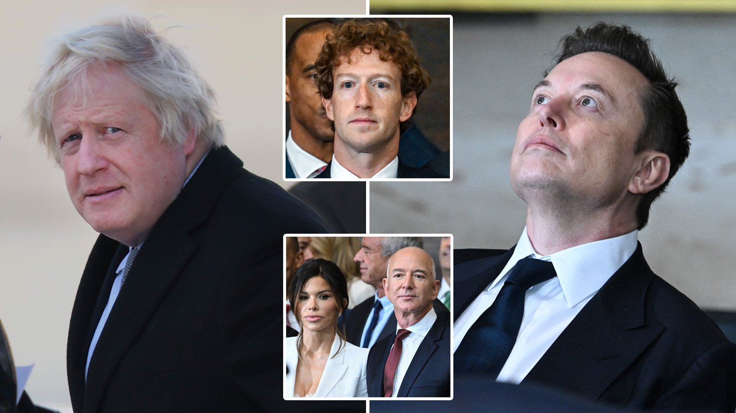 Elon Musk, Mark Zuckerberg and all the VIPs at Donald Trump's inauguration