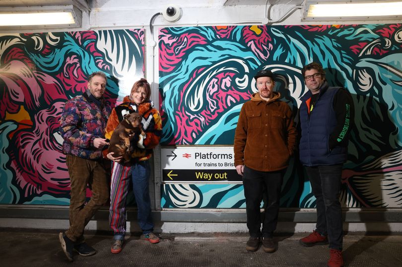 New murals transform South Bristol train station
