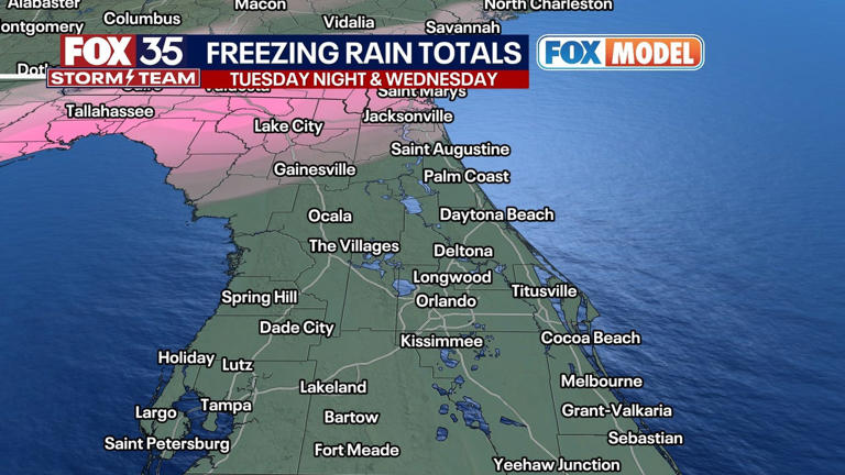 Orlando weather: Wet, chilly week ahead; Snow possible in Florida? See ...