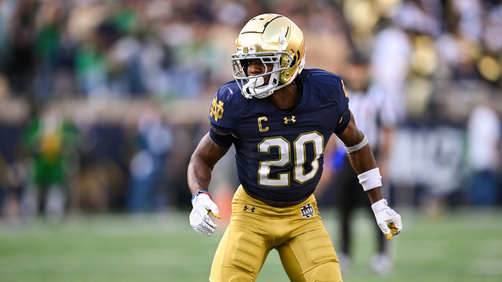 PFF lists Notre Dame CB Benjamin Morrison as intriguing 2025 draft ...