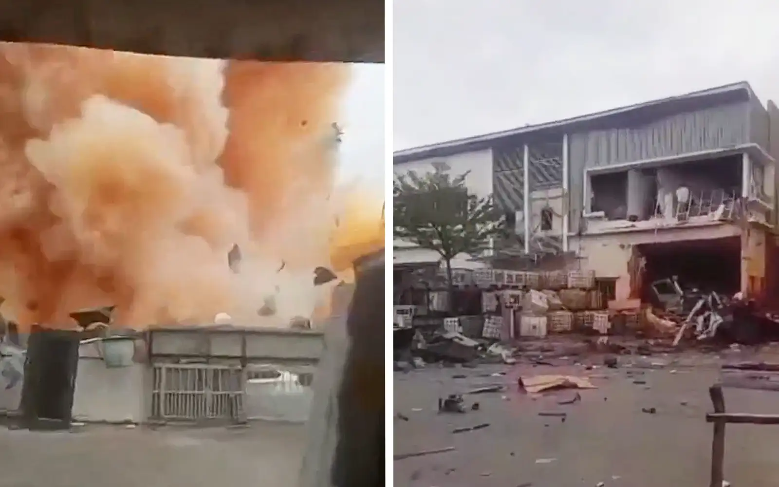 Explosions heard after chemicals catch fire in Klang factory