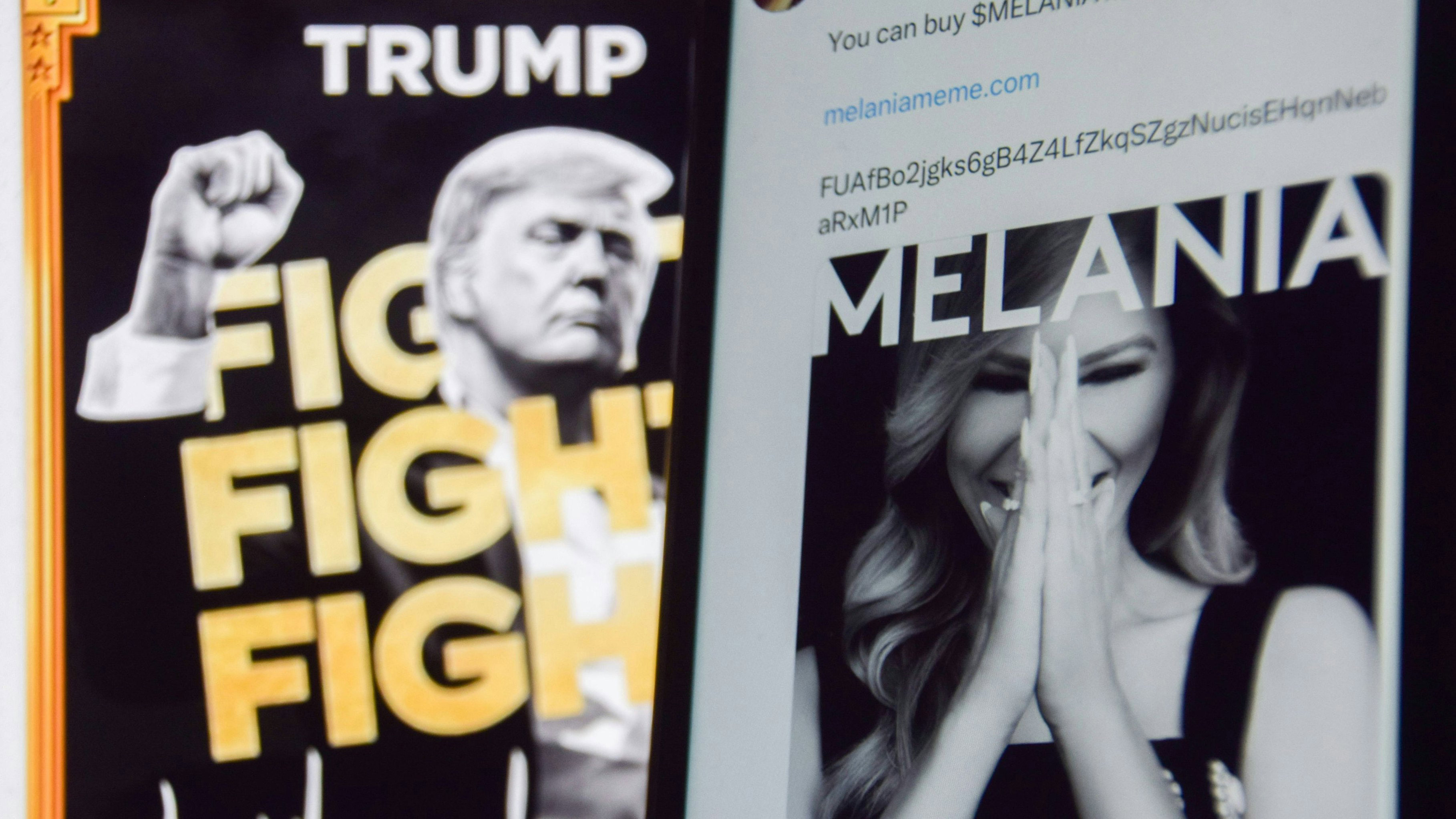Melania Trumps Meme-Coin macht Donald Konkurrenz Melania Trumps Meme-Coin macht Donald Konkurrenz
