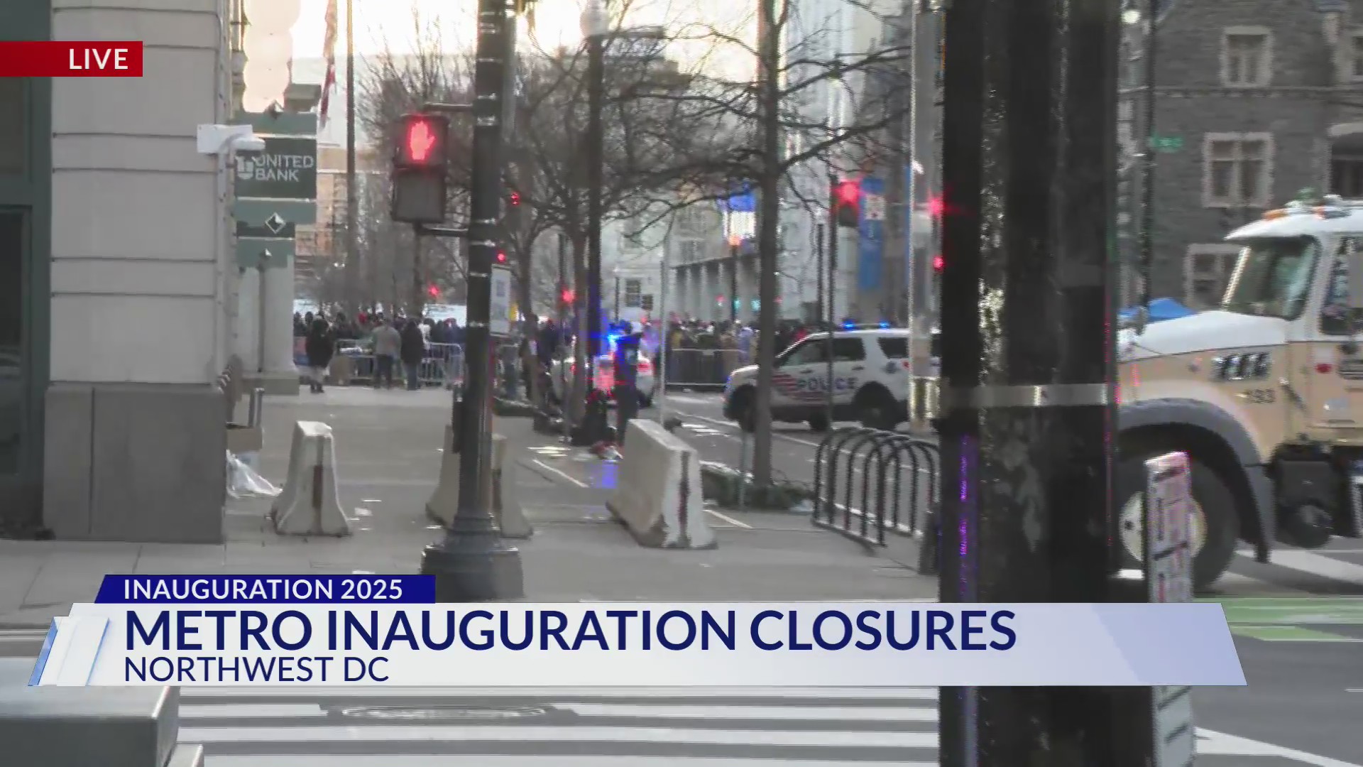 Inauguration Day: Metro inauguration closures continue as hundreds ...