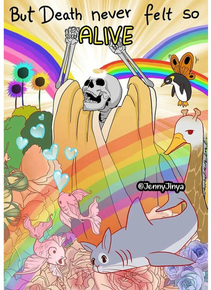 Artist Who Made People Cry With Her Grim Reaper Animal Comics Is Back ...