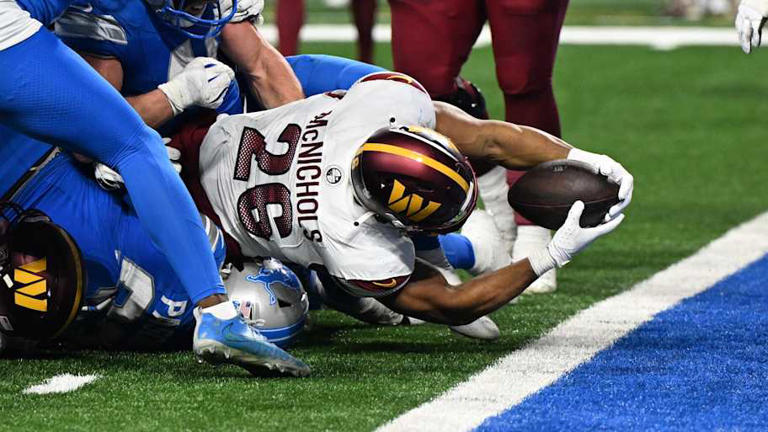 Best and Worst Graded Commanders Offensive Players vs. Lions Divisional ...