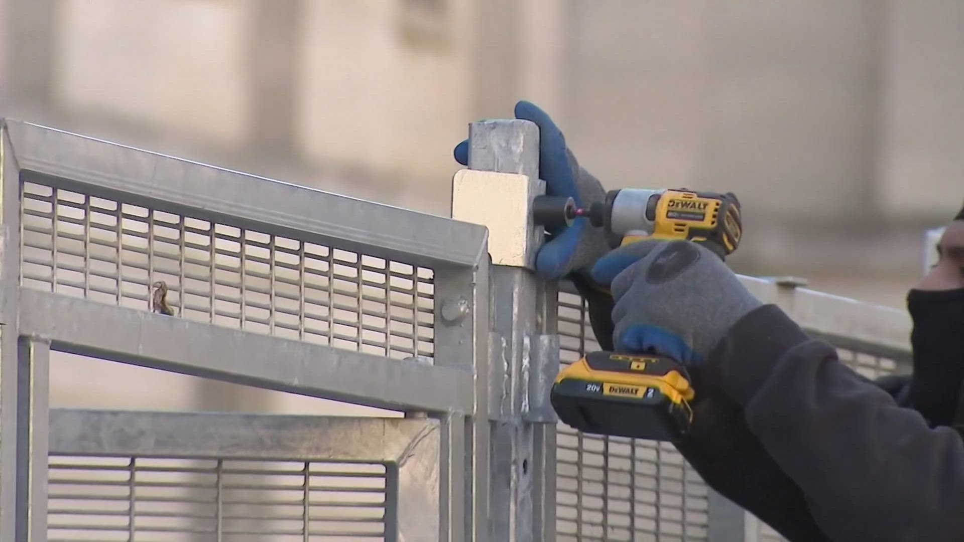 Security preparation for inauguration day