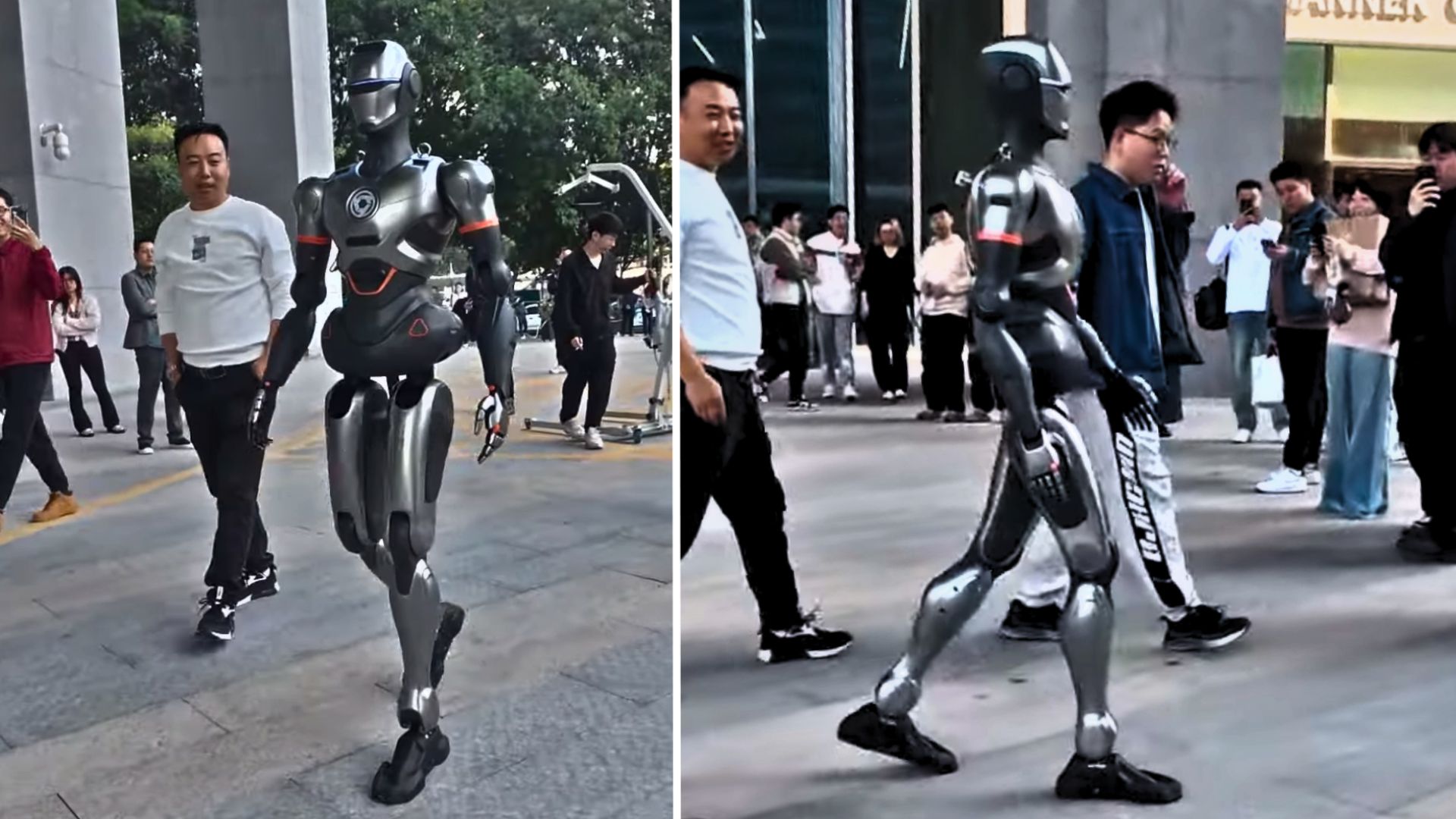 Watch: World’s first human-like walking humanoid robot takes a stroll ...