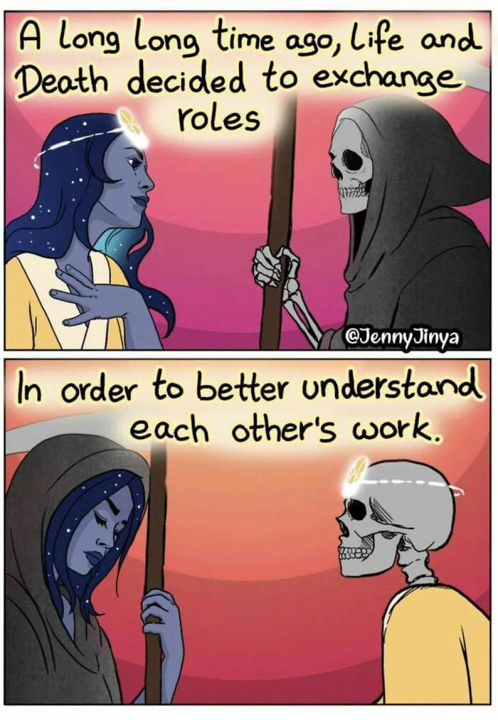 Artist Who Made People Cry With Her Grim Reaper Animal Comics Is Back ...