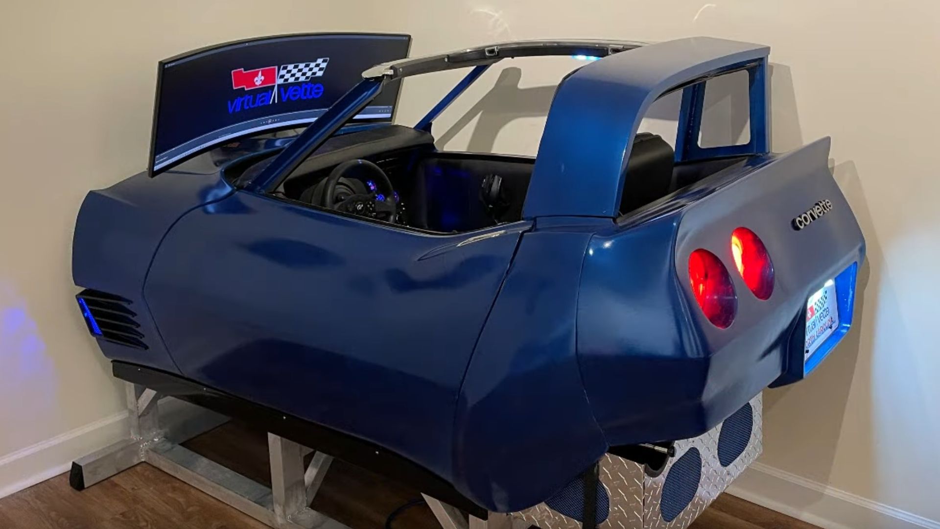 Father And Son Build C3 Corvette Racing Simulator Together