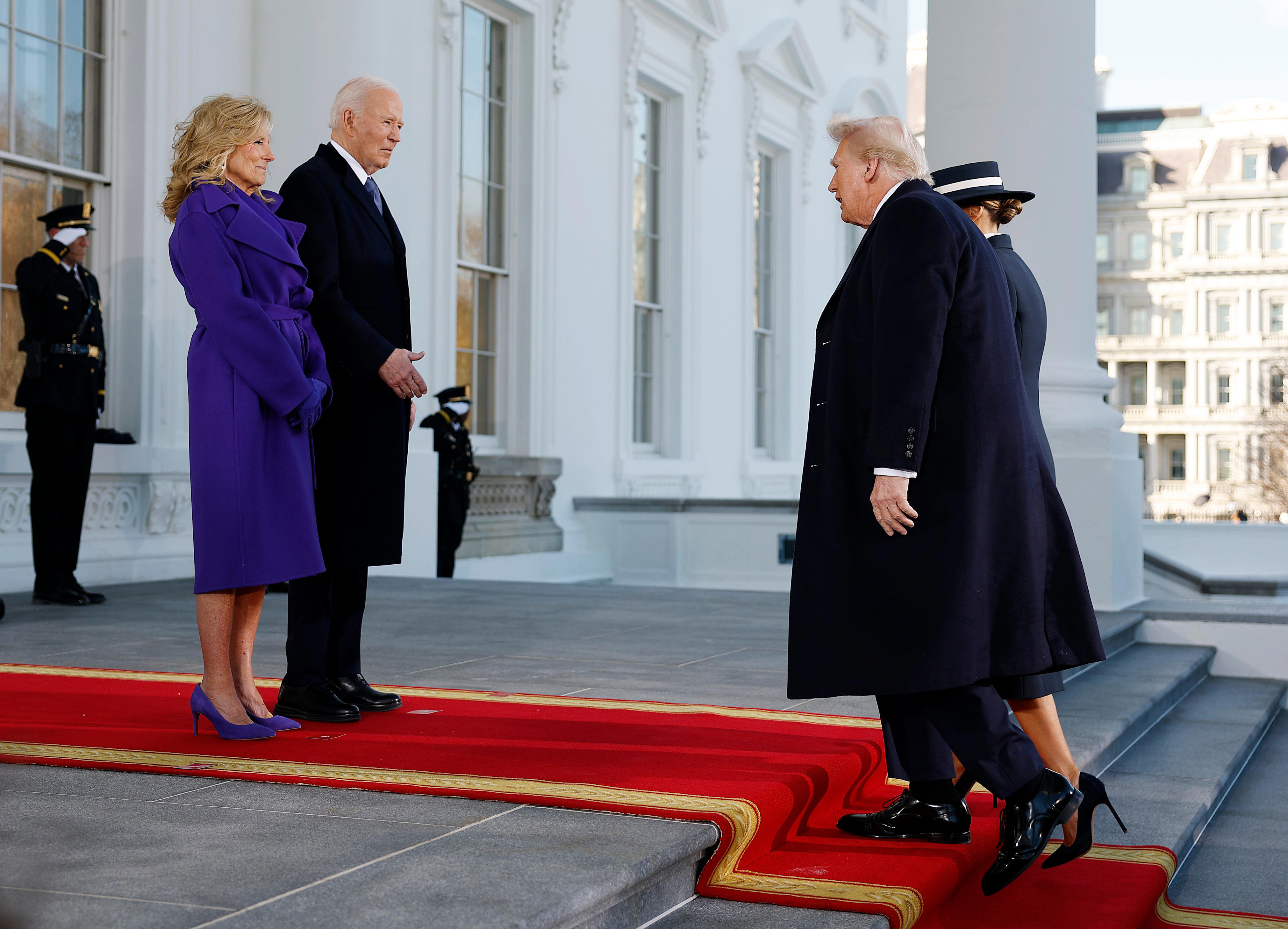 'It's a beautiful day': Joe Biden departs White House for final time as ...