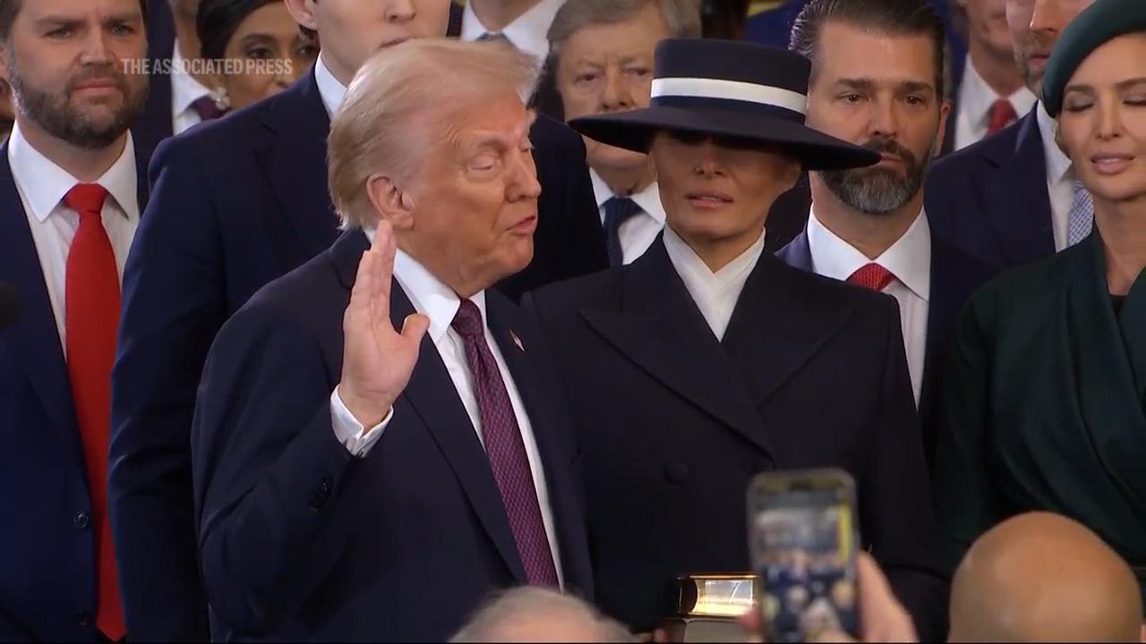 Donald Trump sworn in as 47th president of the United States