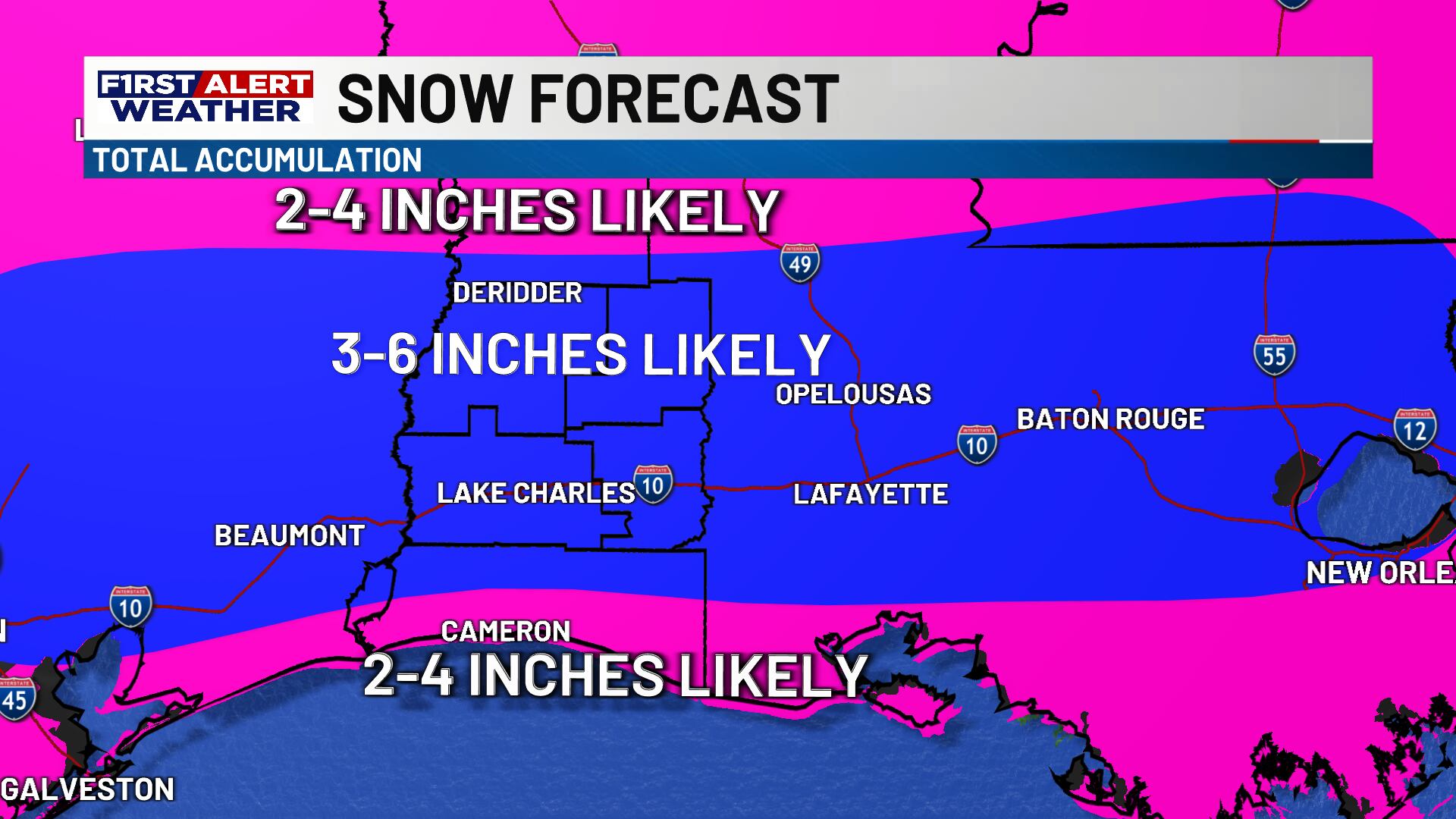 First Alert Forecast: Tracking snow potential with Winter Storm ...