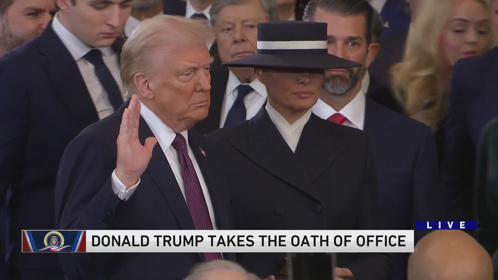 Donald Trump takes oath of office to become 47th U.S. president Donald Trump takes oath of office to become 47th U.S. president