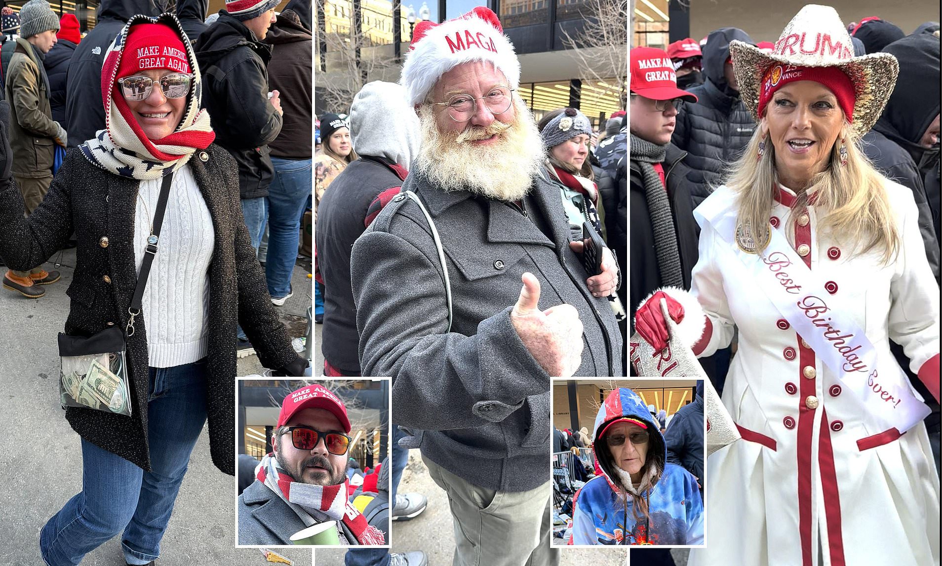 MAGA diehards reveal why they're braving 20 degree snowy DC