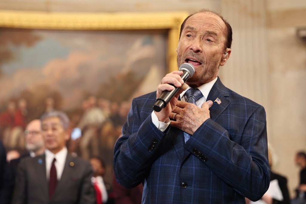 Country singer Lee Greenwood sings ‘God Bless the U.S.A.’ at Trump’s ...