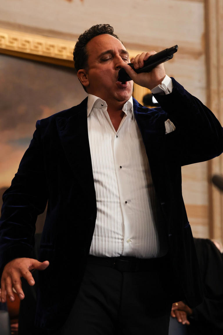 Who is Christopher Macchio, who sang the National Anthem at Trump’s ...