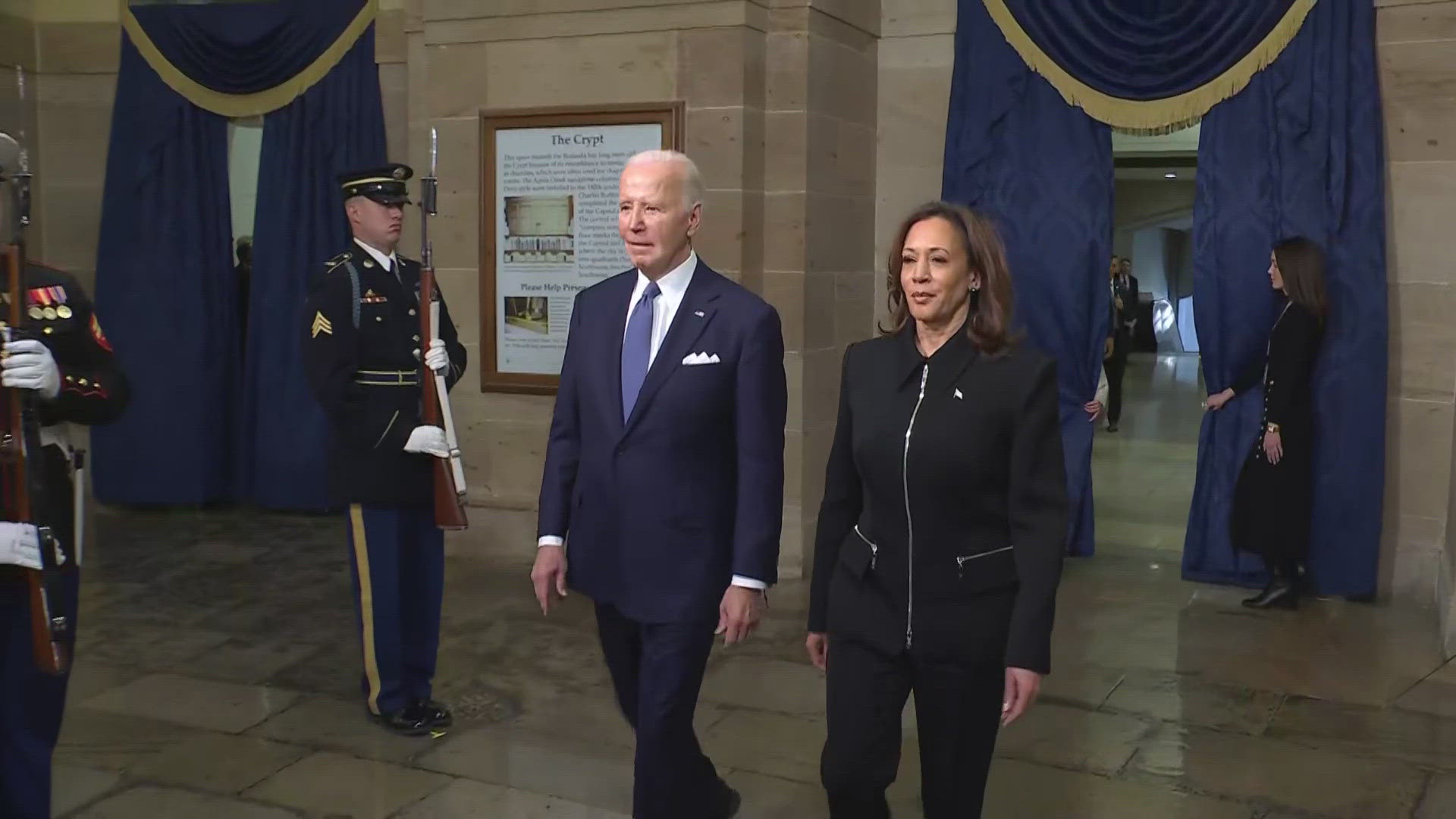 WATCH: President Joe Biden, Kamala Harris enter Capitol for Donald ...