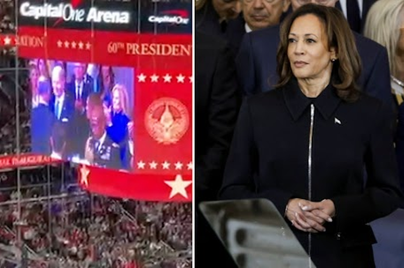 MAGA fans boo Biden and Harris at Trump inauguration as feelings on ...