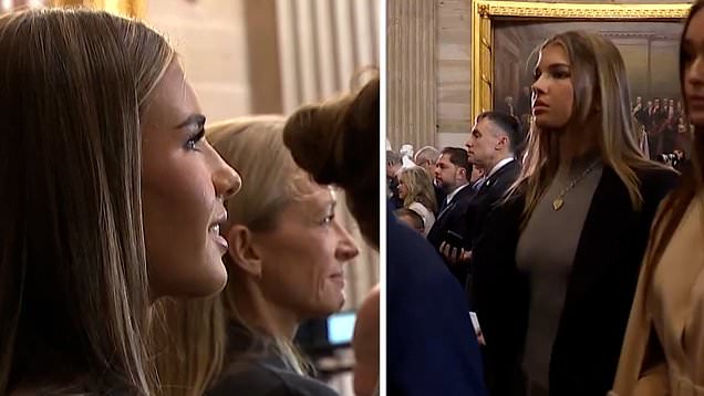 Kai Trump arrives with Grandfather for his Inauguration