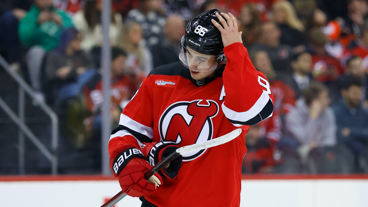 Devils’ Jack Hughes out for rest of season after having shoulder surgery