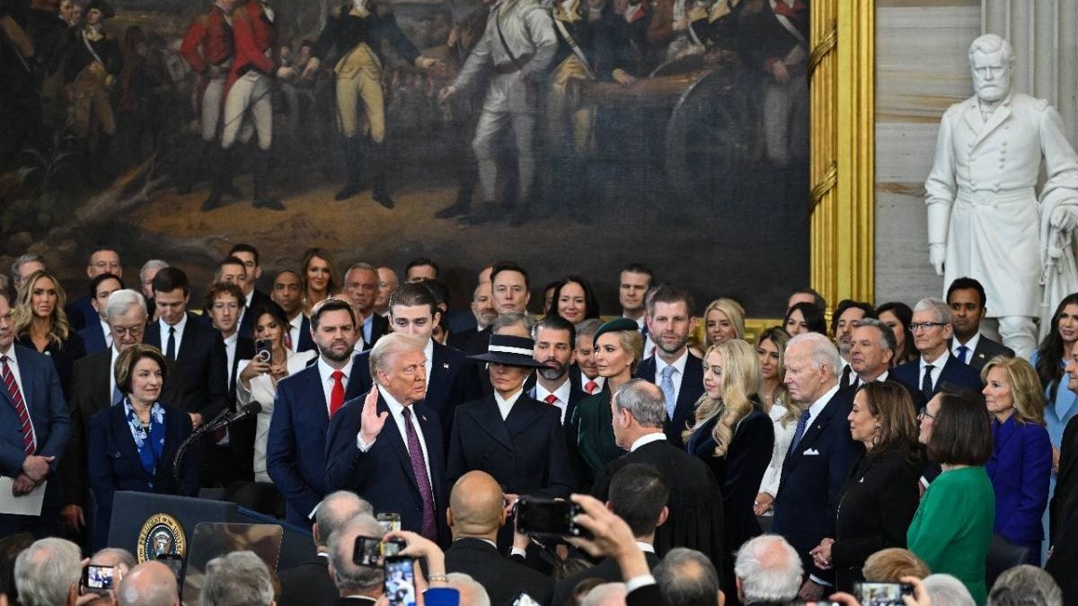 Donald Trump toma posesión como presidente de los Estados Unidos, no ...