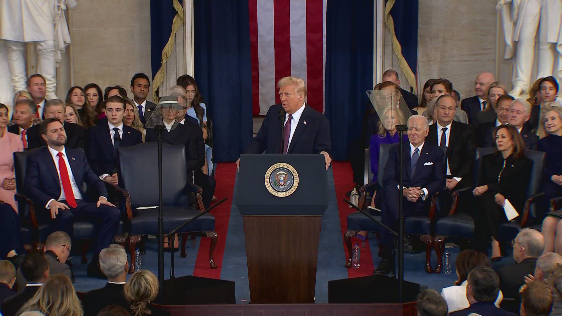 Pres. Donald Trump delivers Inaugural Address