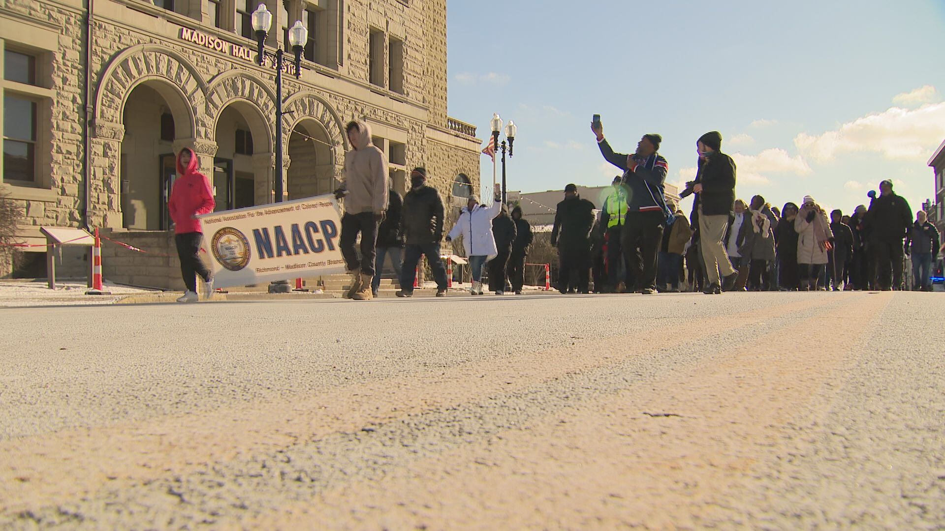 Dozens take part in Richmond march for MLK Day