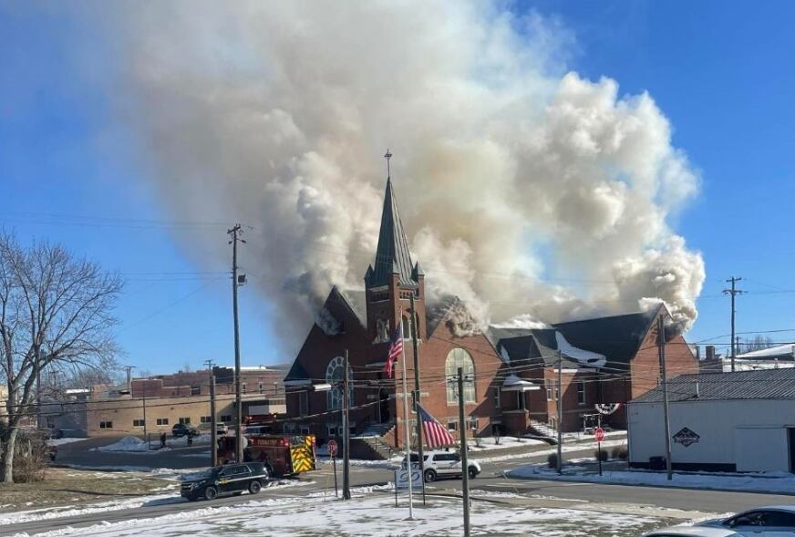 130-year-old church burns down in massive Princeton fire