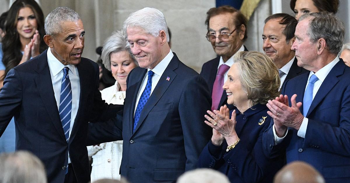Hillary Clinton Laughs at Inauguration After President Donald Trump ...