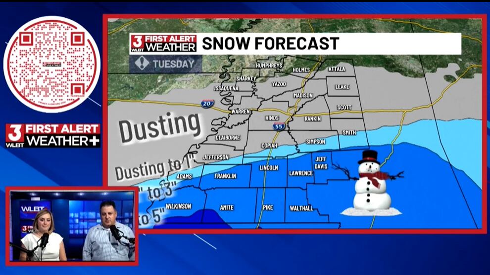 WLBT’s First Alert Weather Team continues to track the cold and snow ...