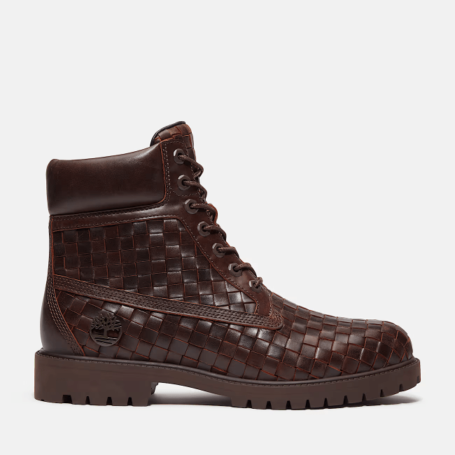 Timberland's New Premium Woven Boots Are Being Compared to Bottega Veneta