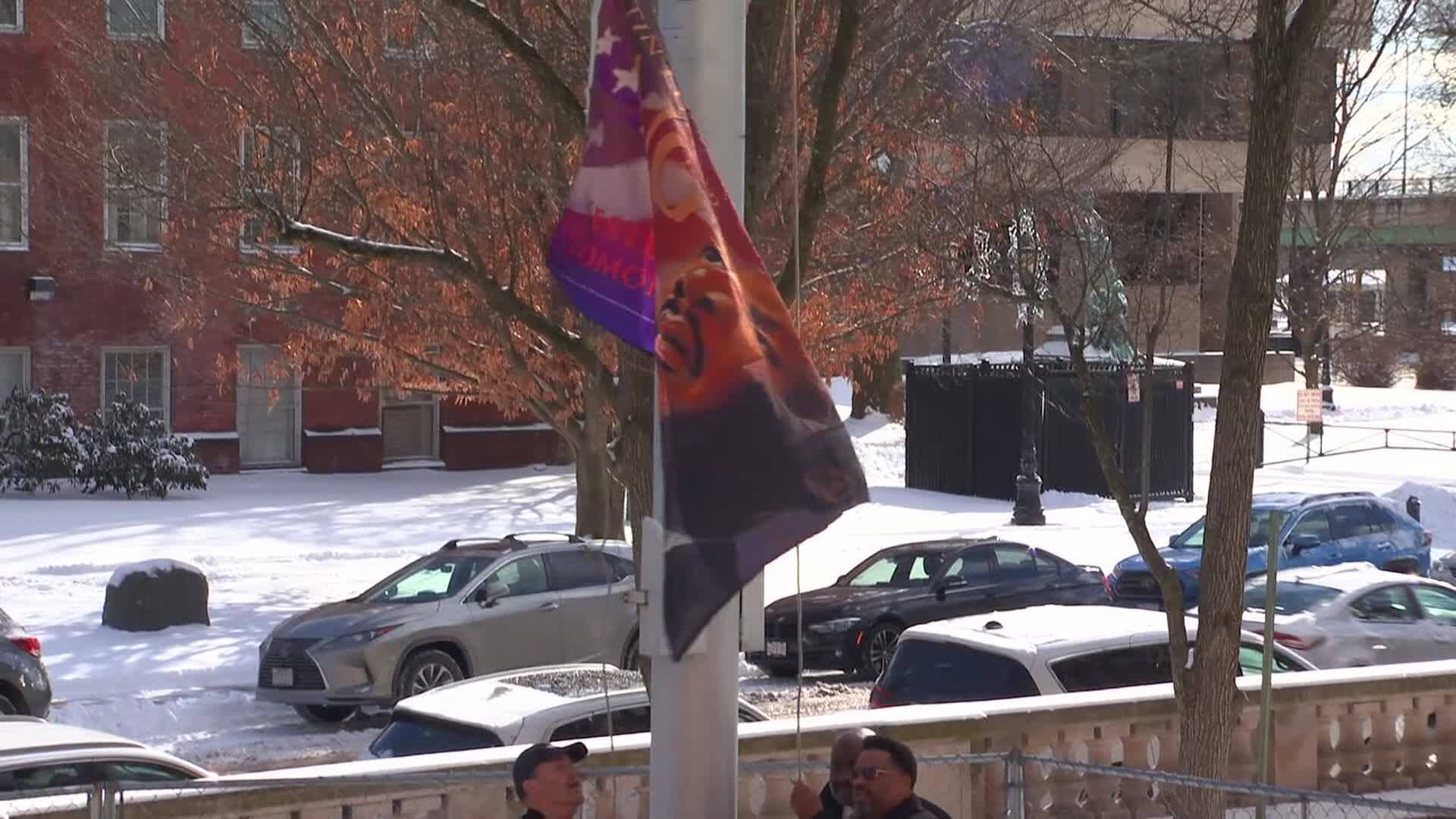 Springfield marks MLK Day with ceremony, flag raising