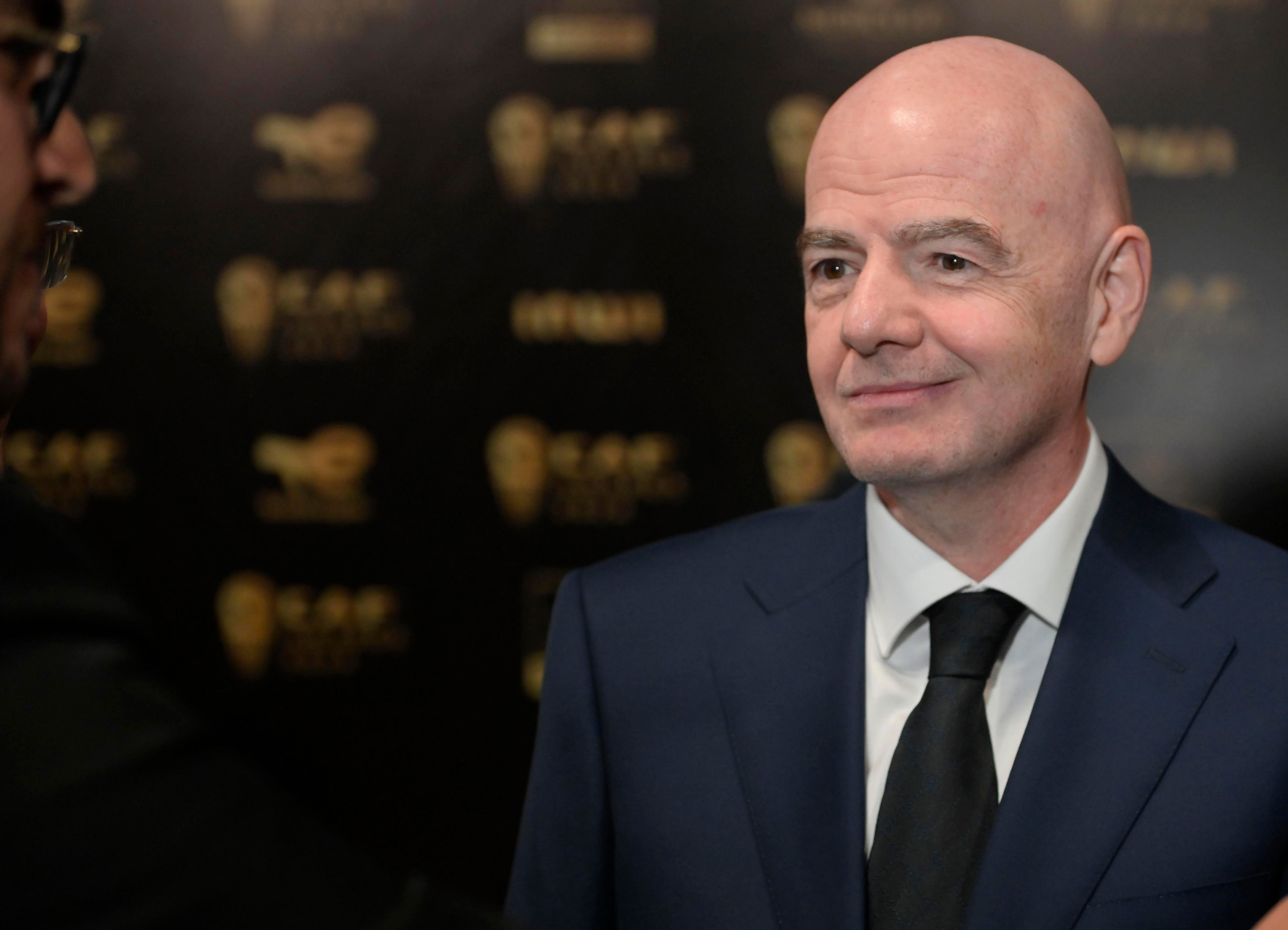 Infantino asistió a la posesión de Trump y le agradeció por su apoyo al ...