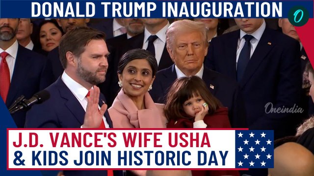 J.D. Vance’s Family Takes the Stage at Trump’s Inauguration: Wife Usha ...