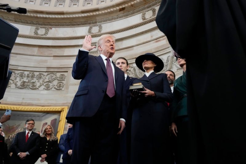 Trump’s hand wasn’t on the Bible during the oath of office: What does ...