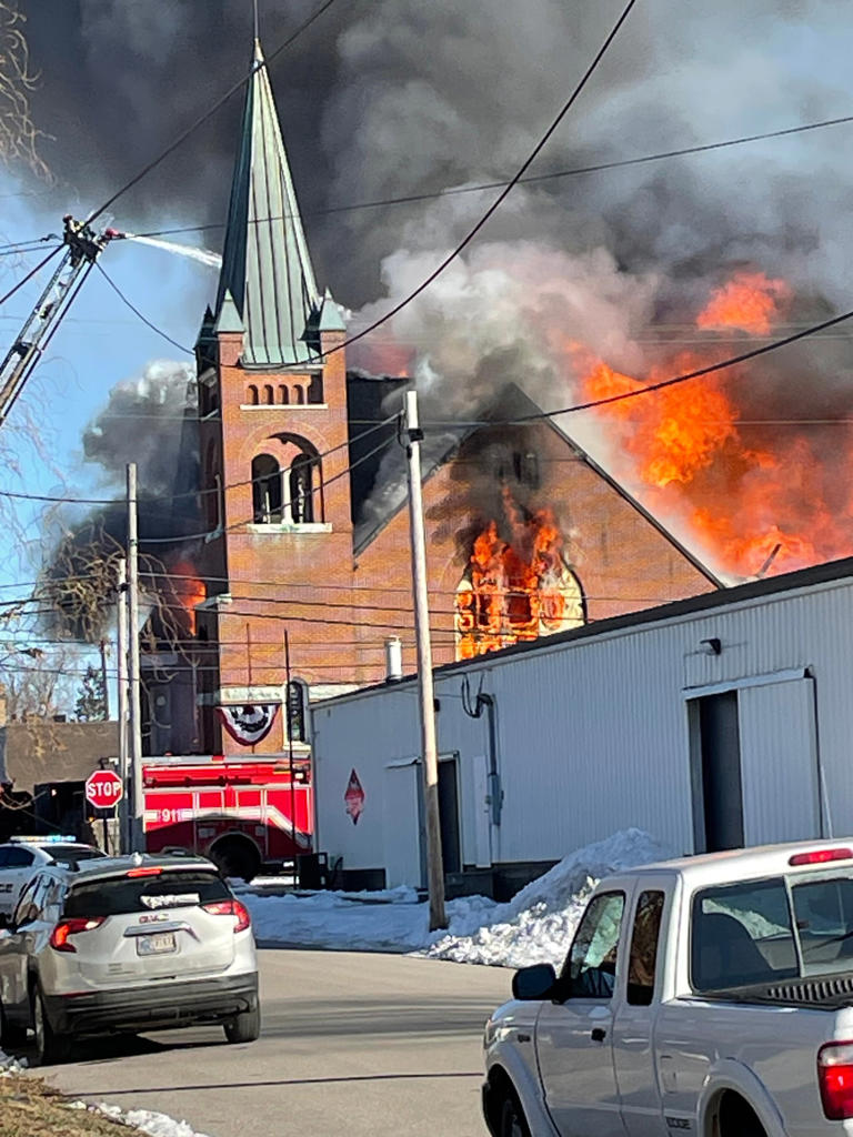 130-year-old church burns down in massive Princeton fire