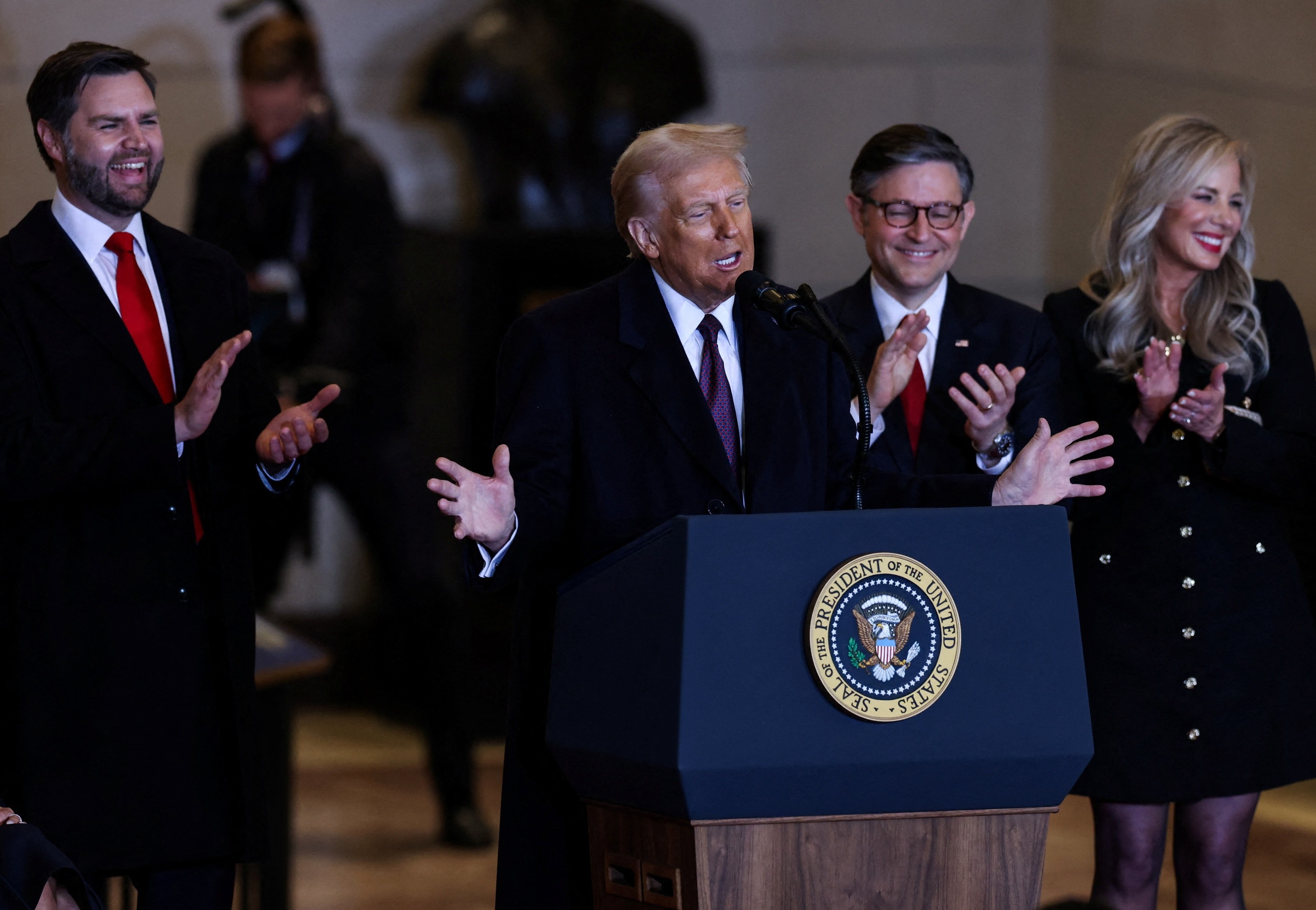 Trump: 'our power will stop all wars'