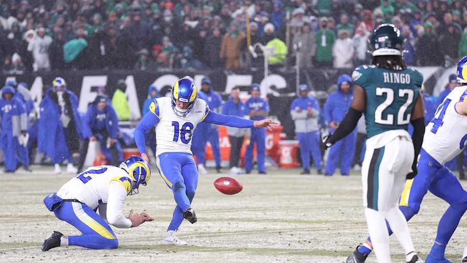 Los Angeles Rams Kicker's Historic Rookie Year Ends with Loss to Eagles