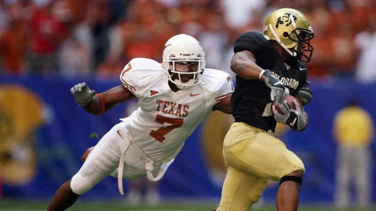 Former Texas football star Michael Huff joins College Football Hall of Fame