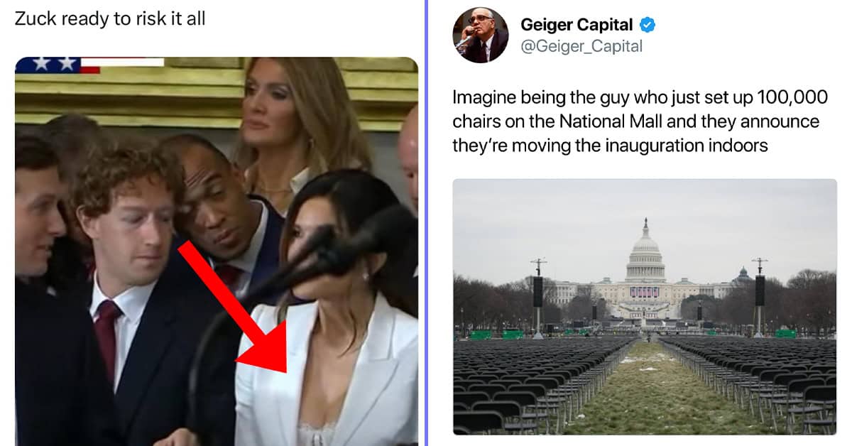 36 Funniest Tweets About The 2025 Presidential Inauguration