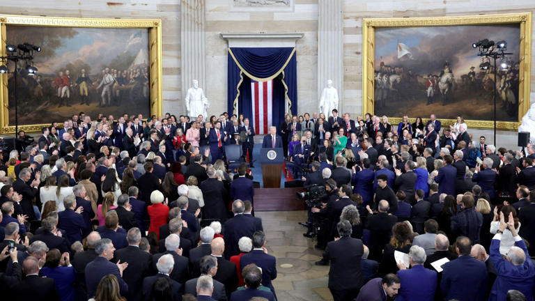 In pictures: Trump's inauguration