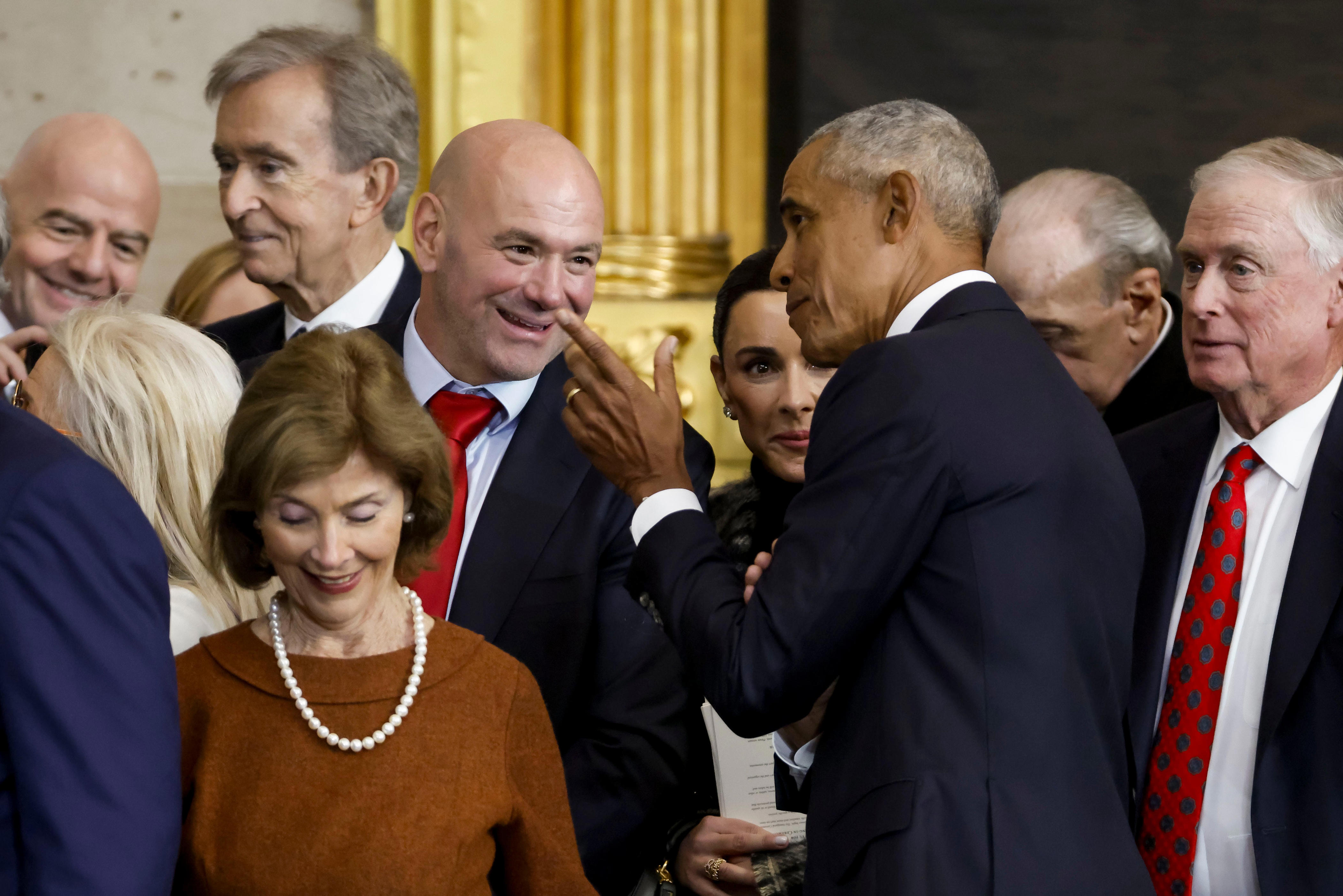 UFC at Donald Trump’s inauguration: Dana White, Joe Rogan, Conor ...