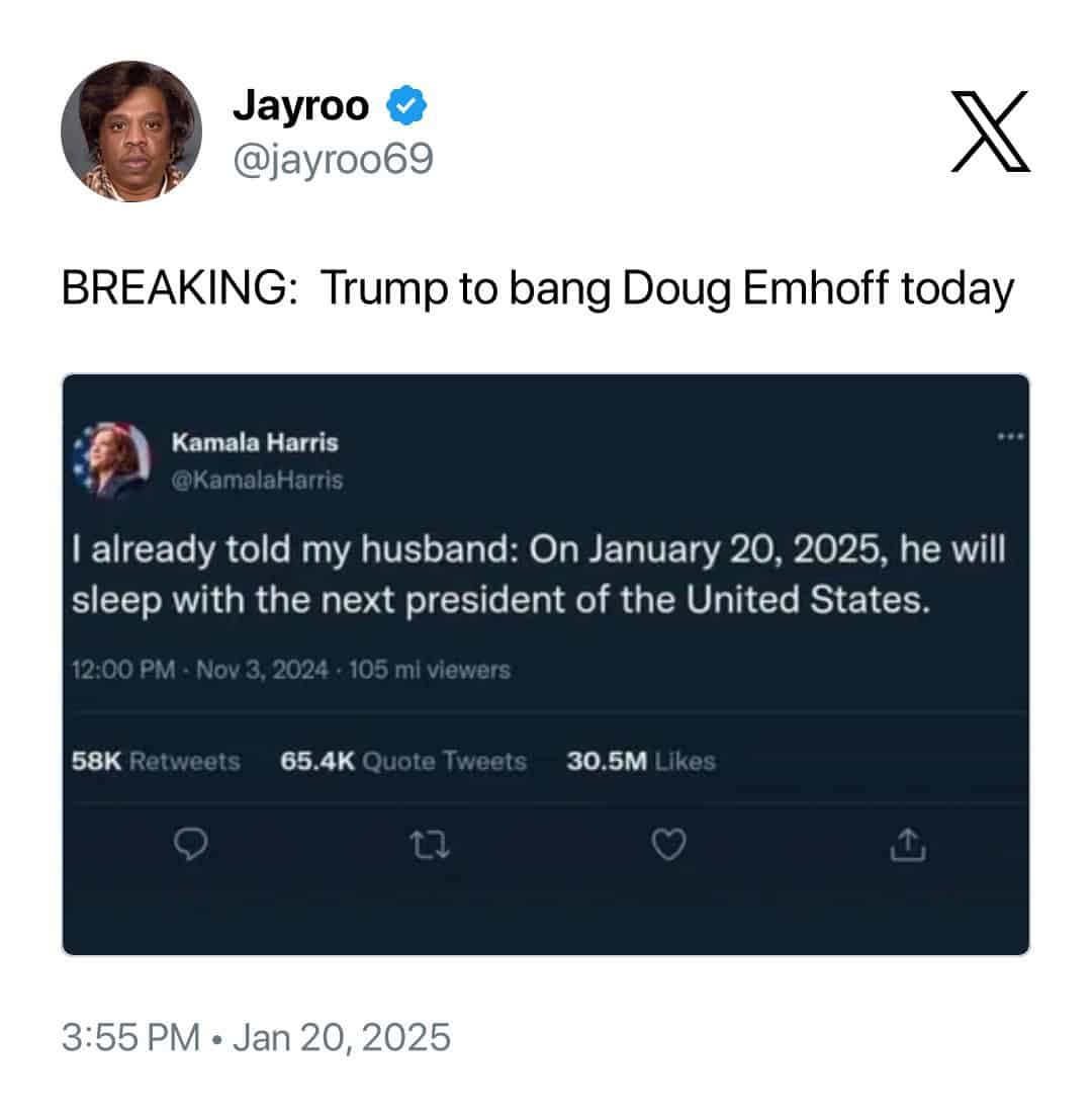 36 Funniest Tweets About The 2025 Presidential Inauguration